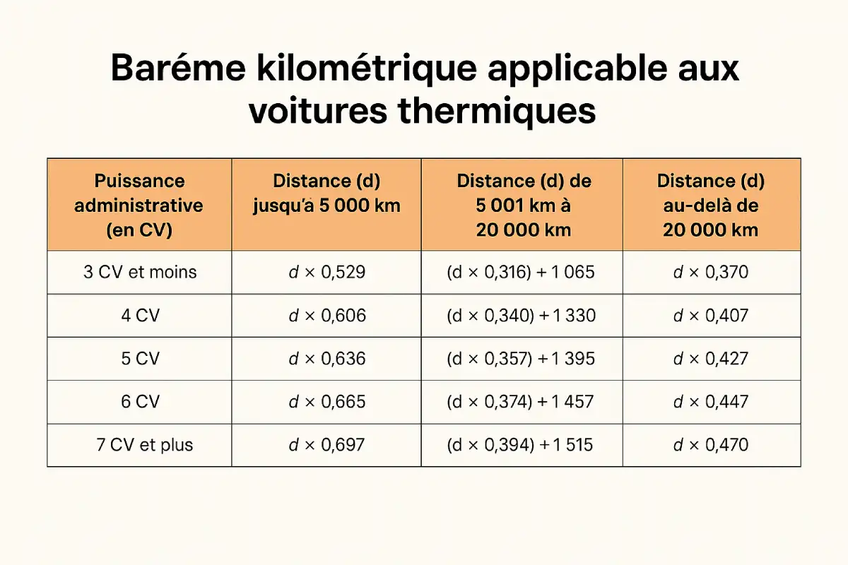 Barème kilométrique 2026 : Calcul des Indemnités, Règles à Appliquer ...